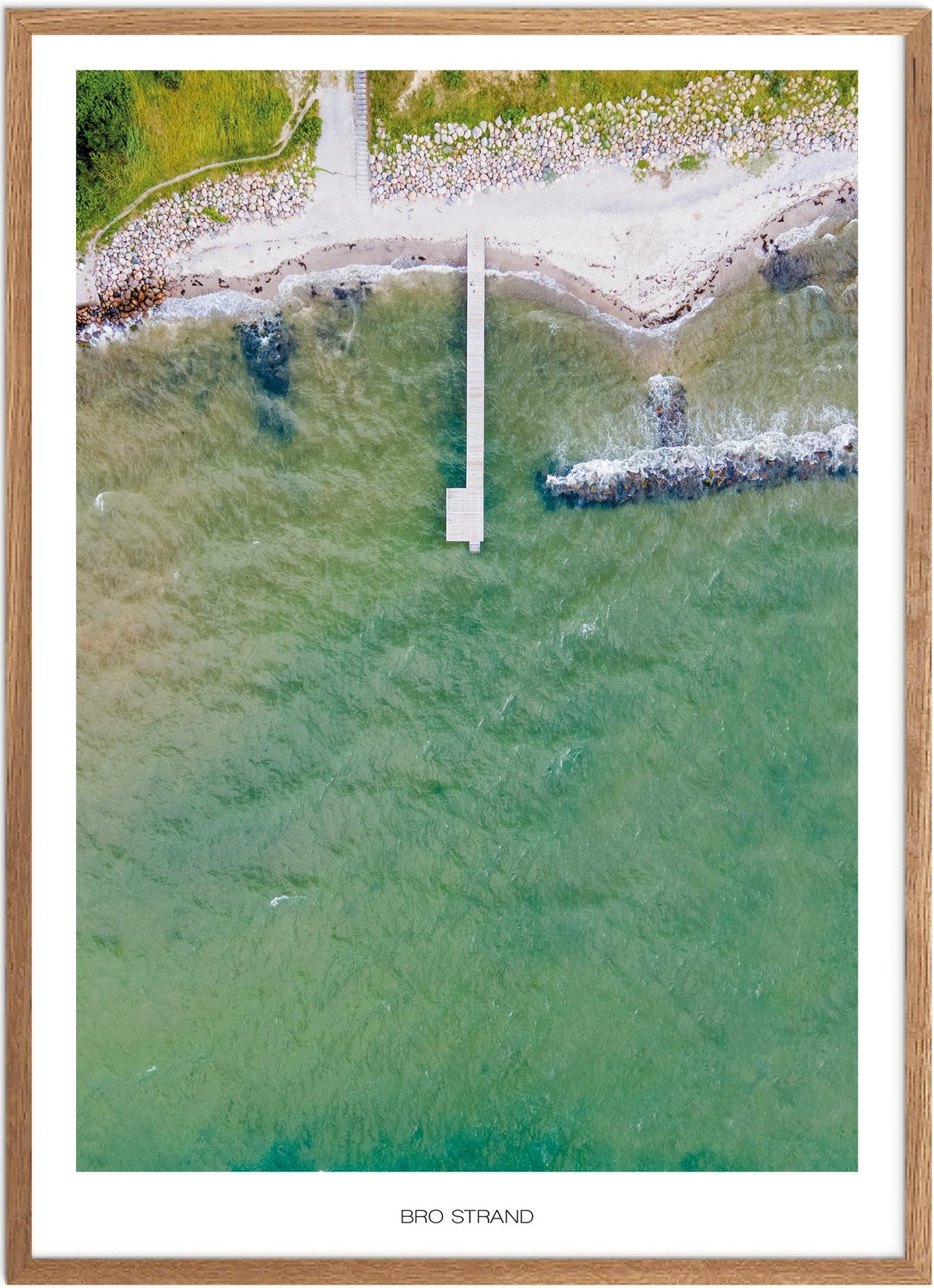 Plakat Bro Strand— Plakatsnedkeren